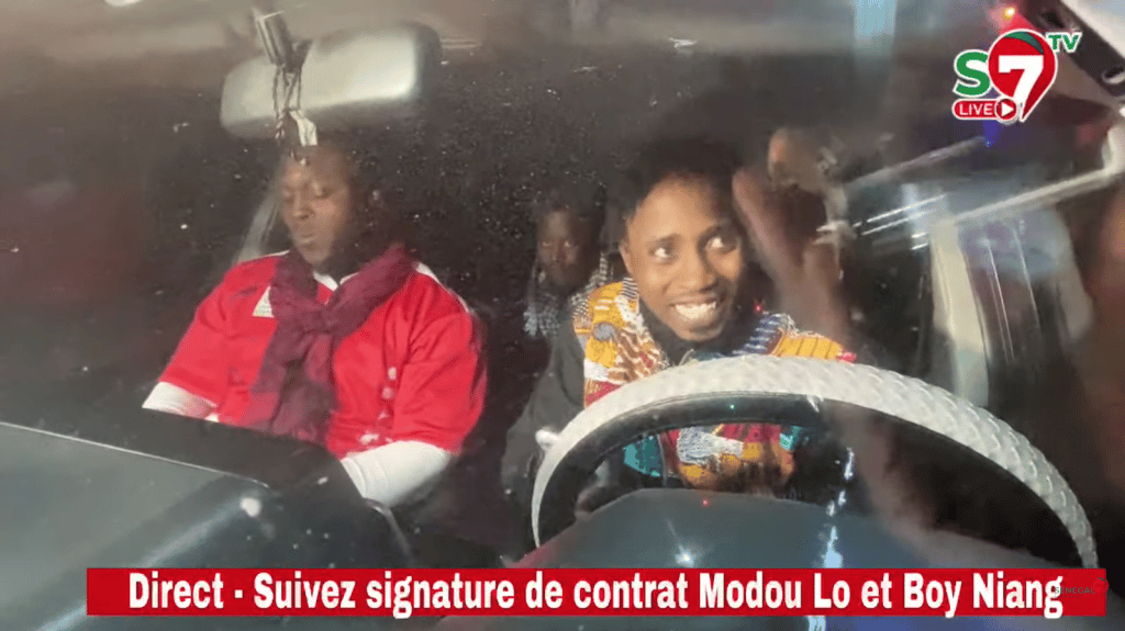 Face to Face avec Boy Niang: l'arrivée mouvementée de Modou Lo (Vidéo ...