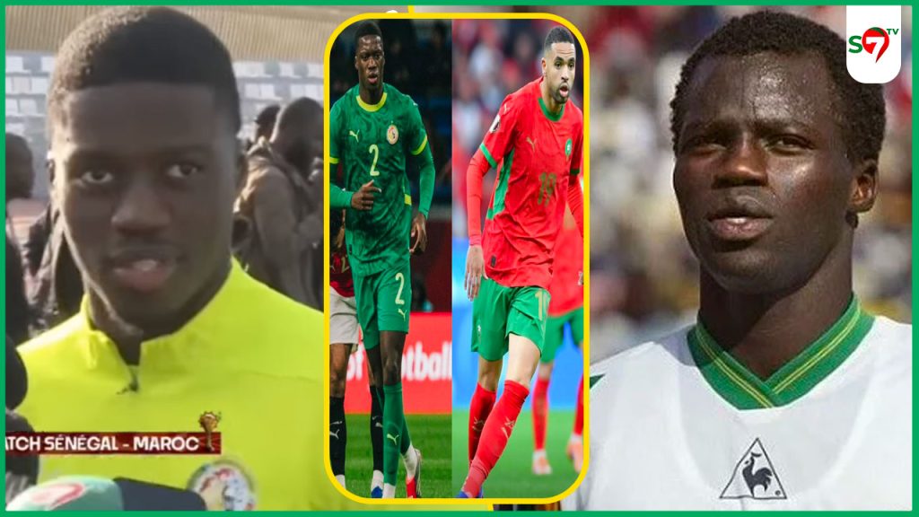 (Video) Finale Senegal vs Maroc: Mamadou Sarr rend hommage à Pape Sarr ...